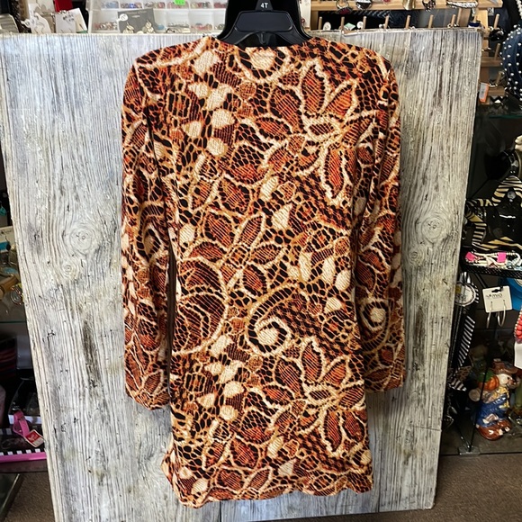 Shana K | Dresses | Nwt Shana K Animal Print Square Neck Dress | Poshmark